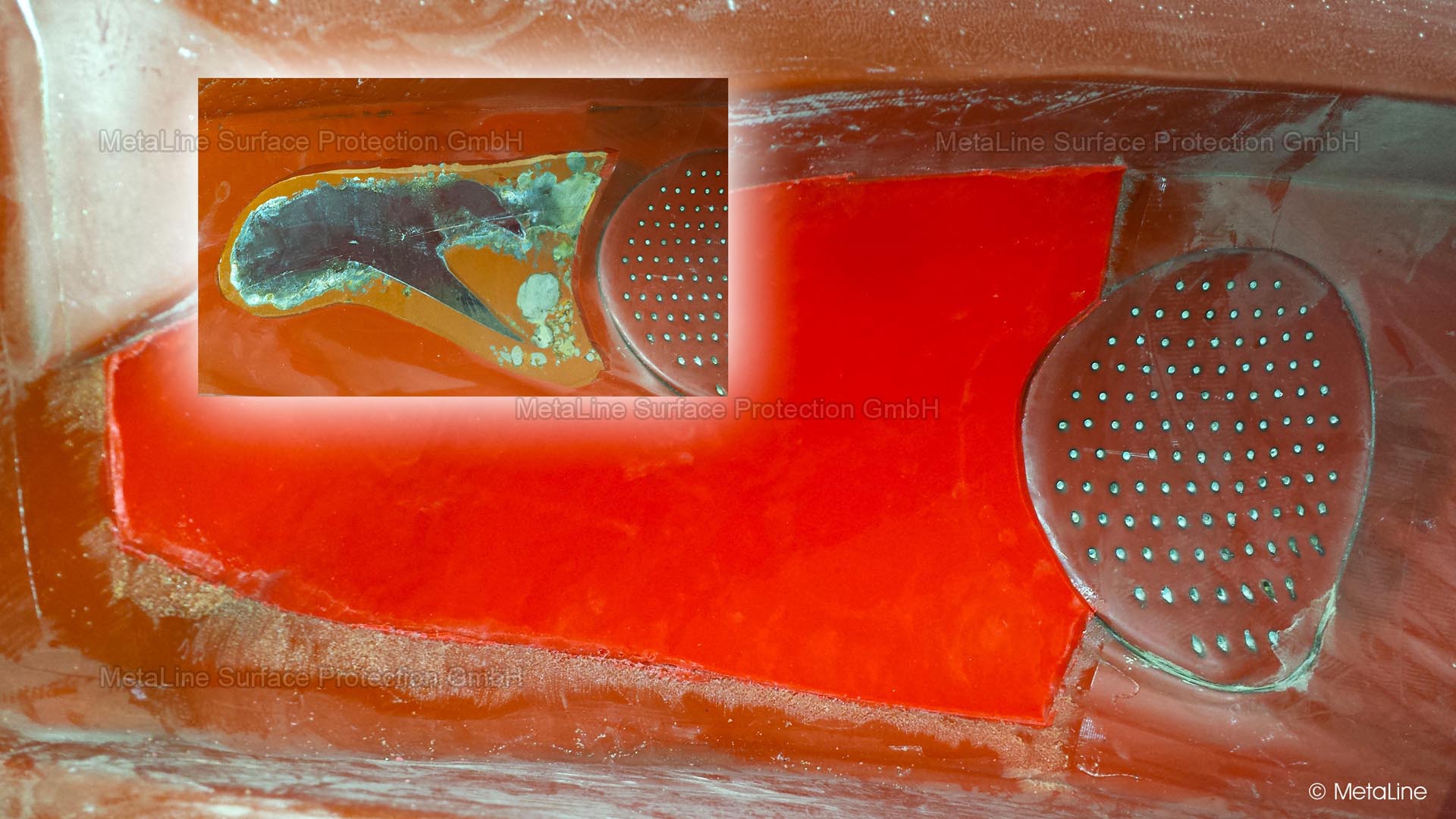 elastomeric repair systems for mass finishing systems