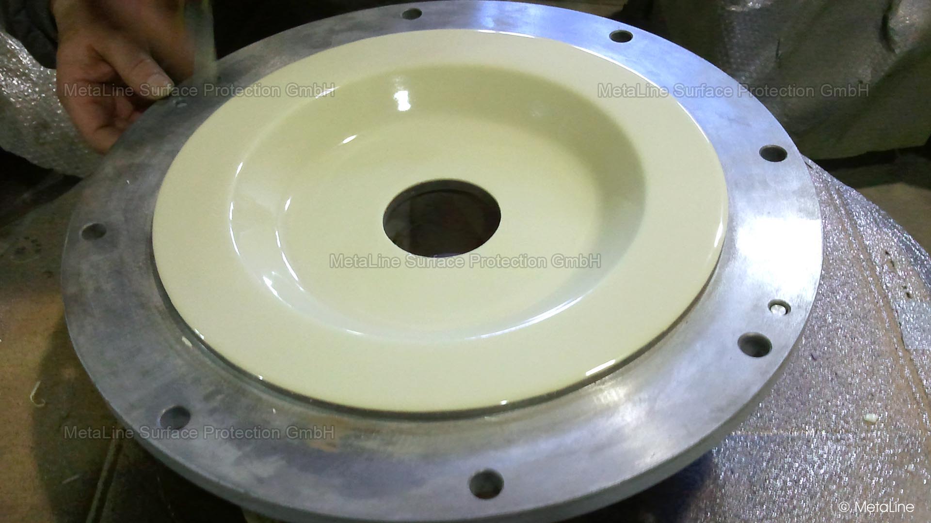 erosion resistant coatings for pump casings