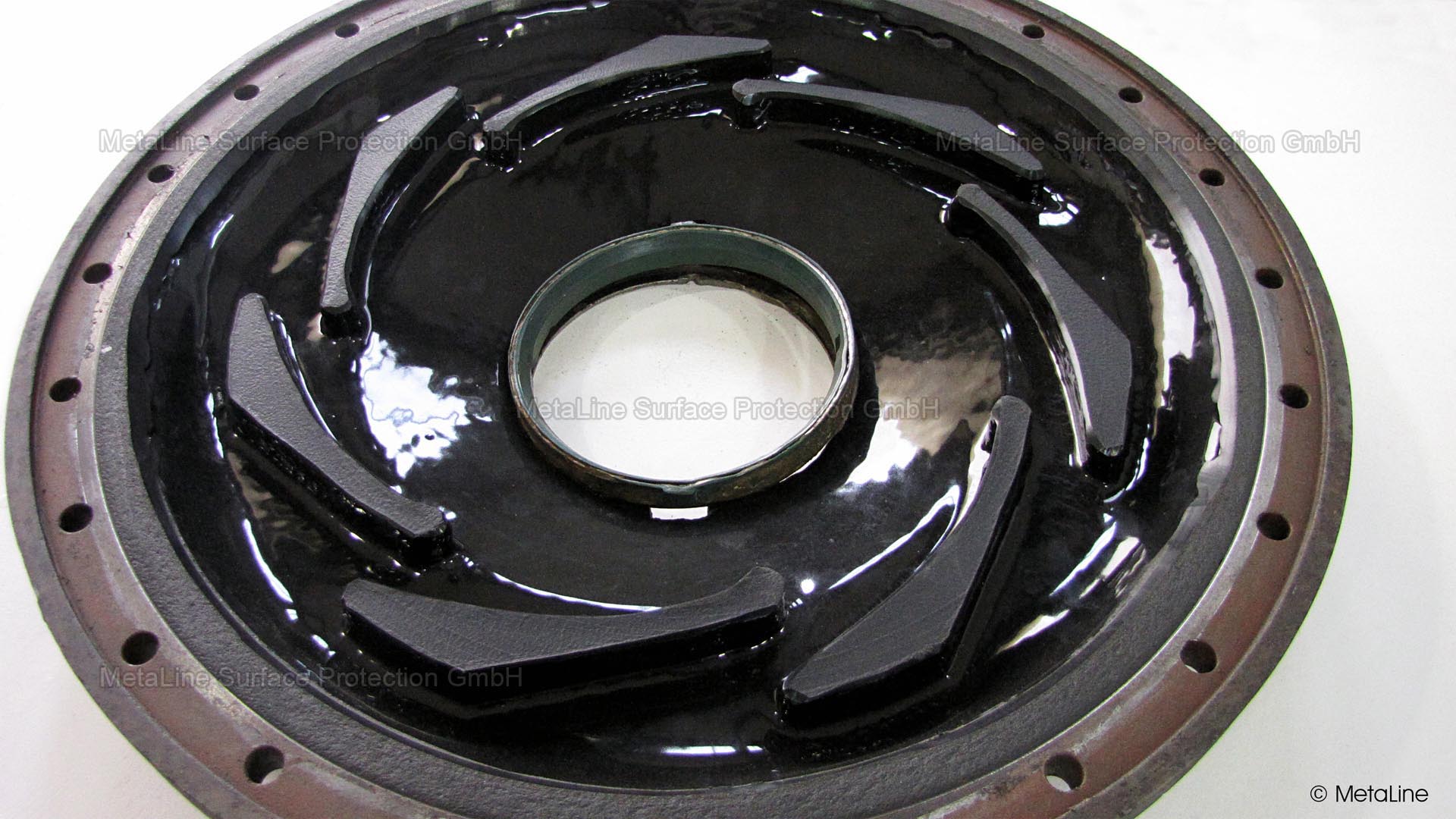 erosion resistant coatings for pump casings