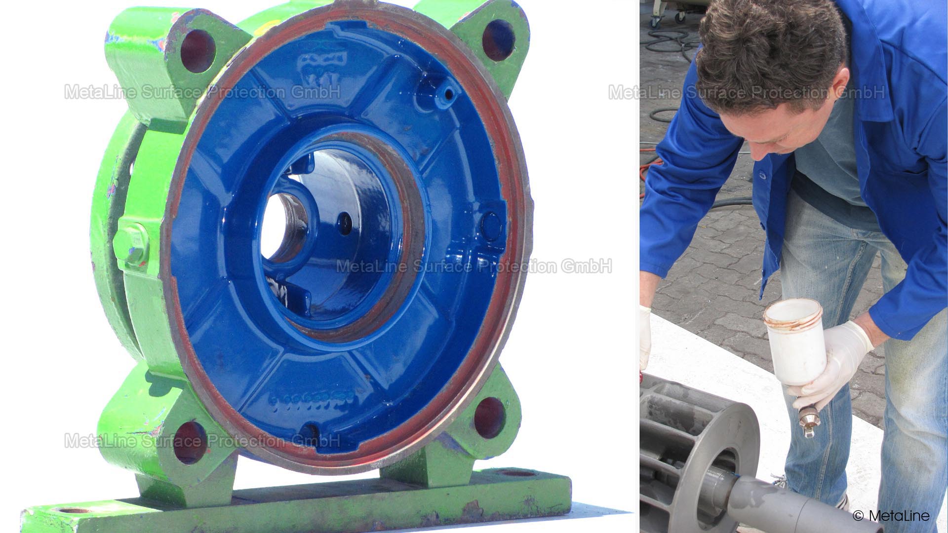 erosion resistant coatings for pump casings